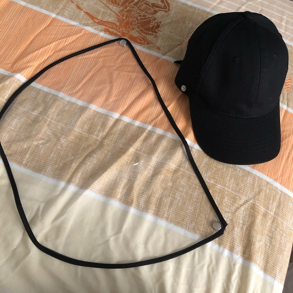 Accessories | Antisplash Caps With Removable Face Shield | Poshmark